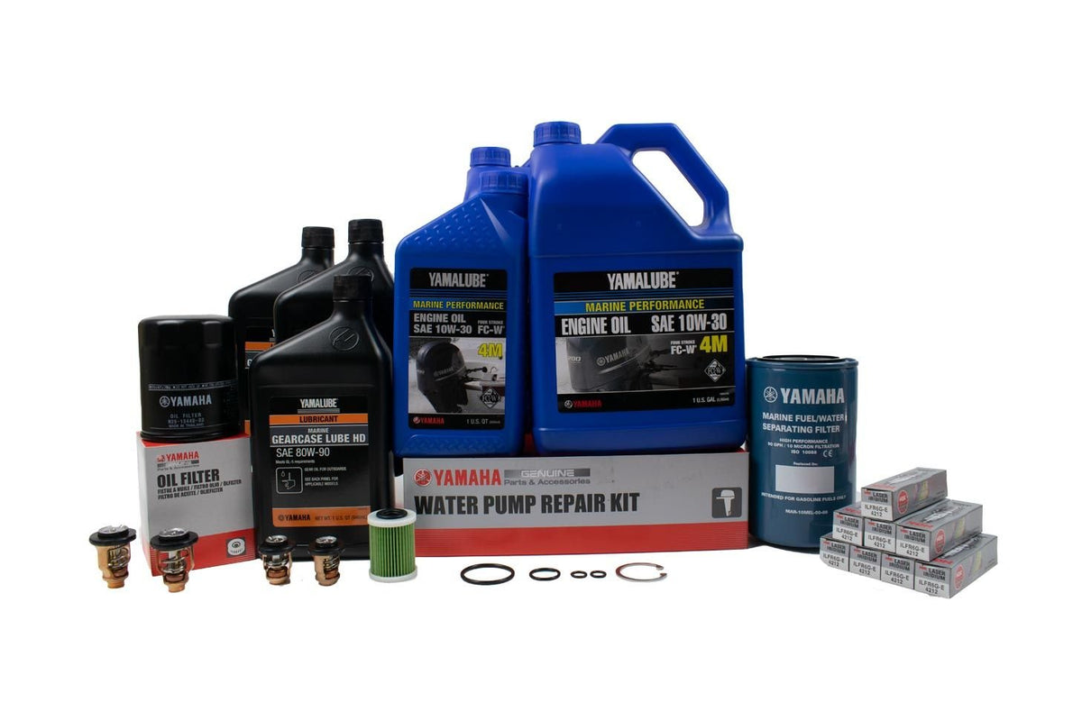 Yamaha Outboard 300-Hour Service Kit XF425 - Yamalube 10W-30 (All ...