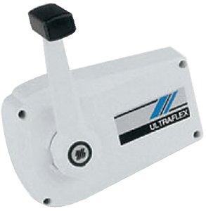 Uflex - Control Box - single Lever - side mount - white - B89 – PartsVu
