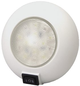 Cook Mfg - T-H Marine LED Surface Mount Red/White Dome Light With Swit ...