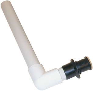 Cook Mfg - Push In Overflow Drain Tube 90 Degree First All T-H 1-1/2 ...