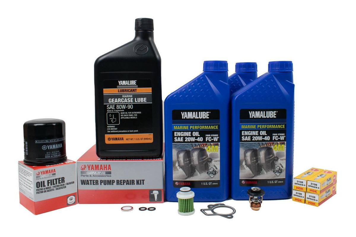 Yamaha Outboard 300-Hour Service Kit T50 - Yamalube 20W-40 (2007 ...