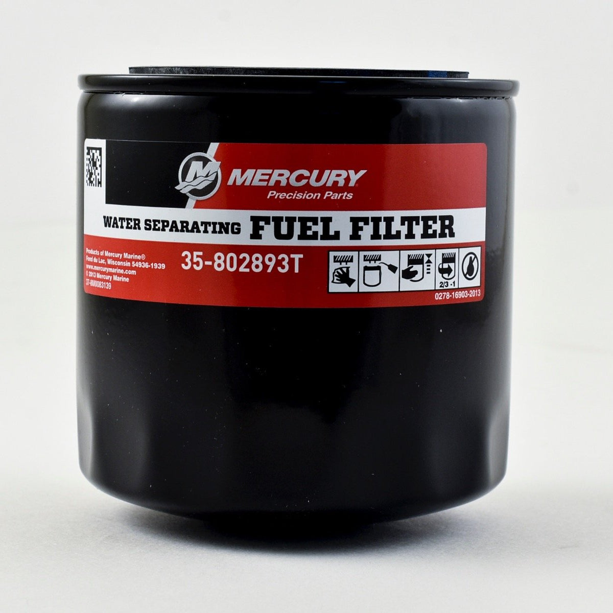 Mercury Mercruiser Outboard Water Separating Fuel Filter - 35-802893T ...