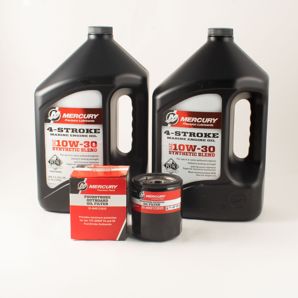 Mercury V6 V8 Oil Change Kit 10W-30 SB – Oil & Filter – PartsVu