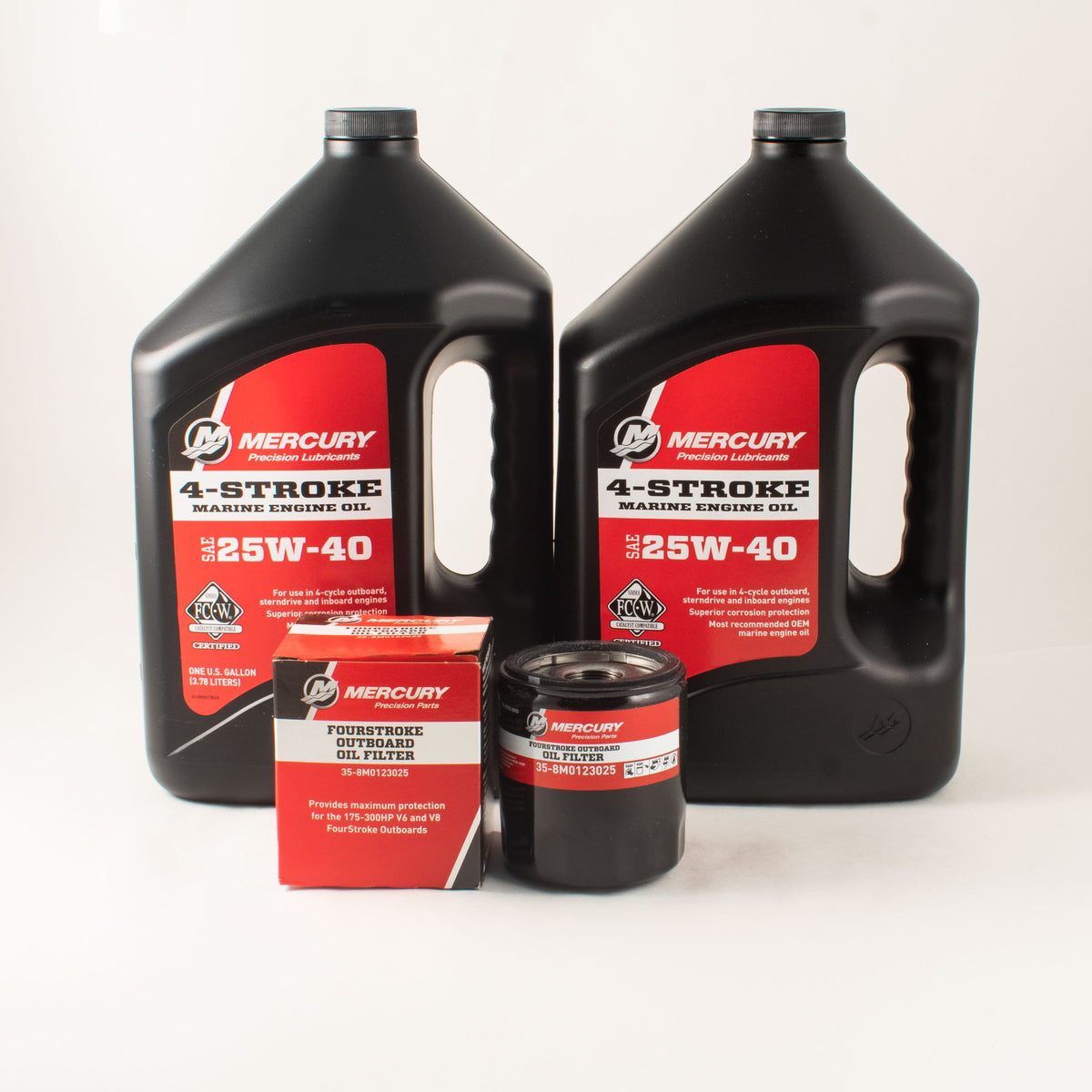 Mercury Outboard Oil Change Kit for 175, 200, 225 V6 & 250, 300 V8 Four ...