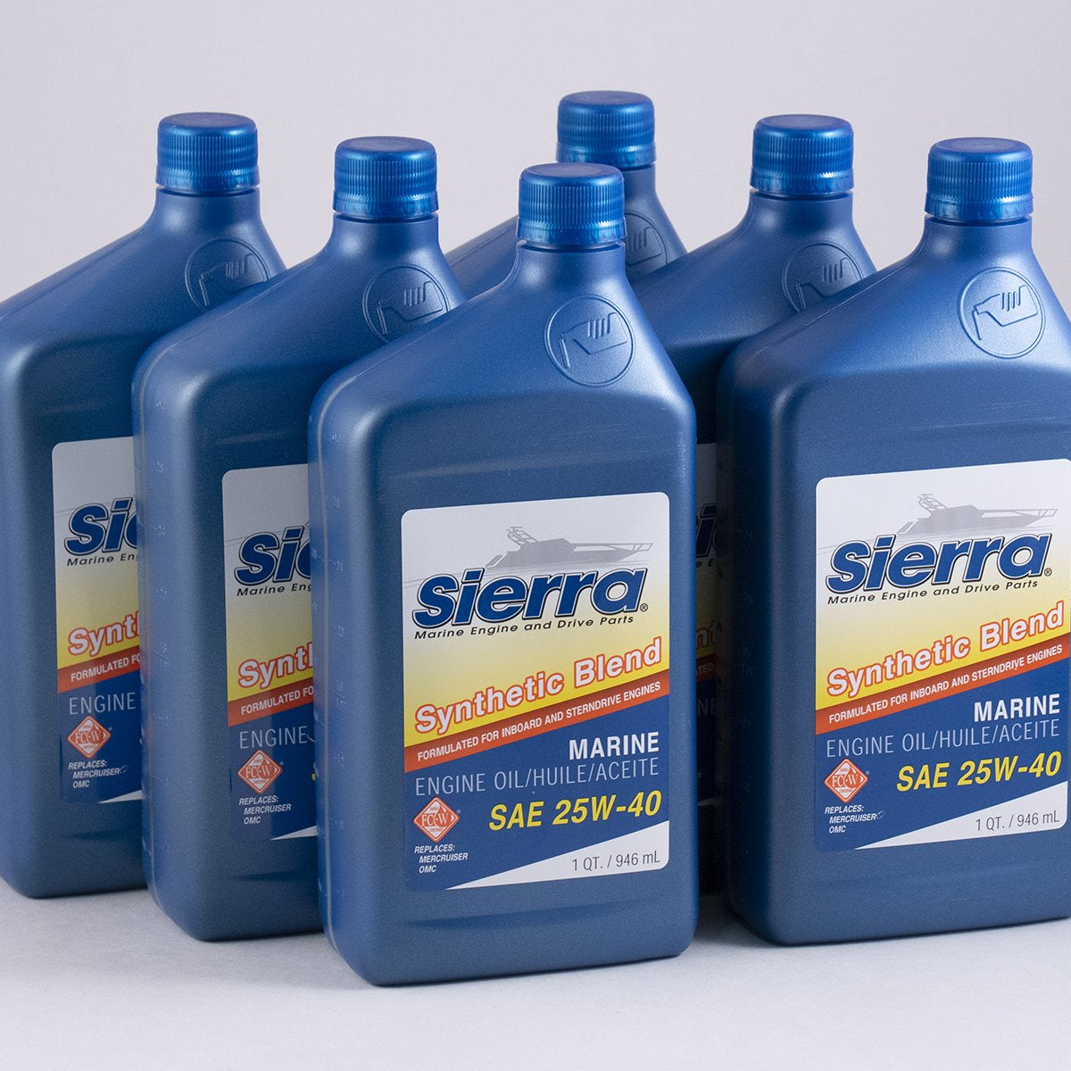 Sierra 25W-40 Synthetic Blend Engine Oil Quart 6pk 1894402 – PartsVu