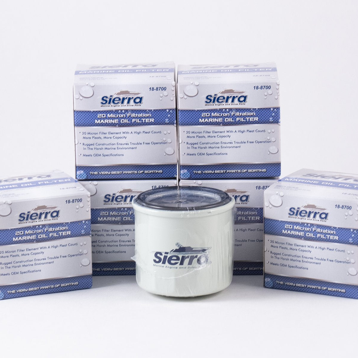 Sierra 8700 Oil Filter - Replaces Yamaha 5GH-13440-60-00 - 6 Pack – PartsVu