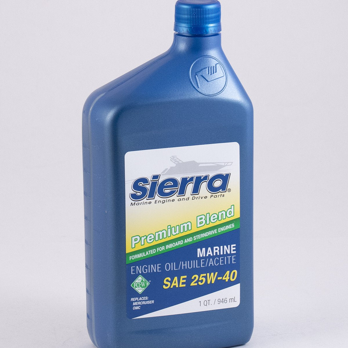 Sierra - SAE 25W-40 FC-W 4 Stroke Marine Engine Oil - Quart - 94002 ...