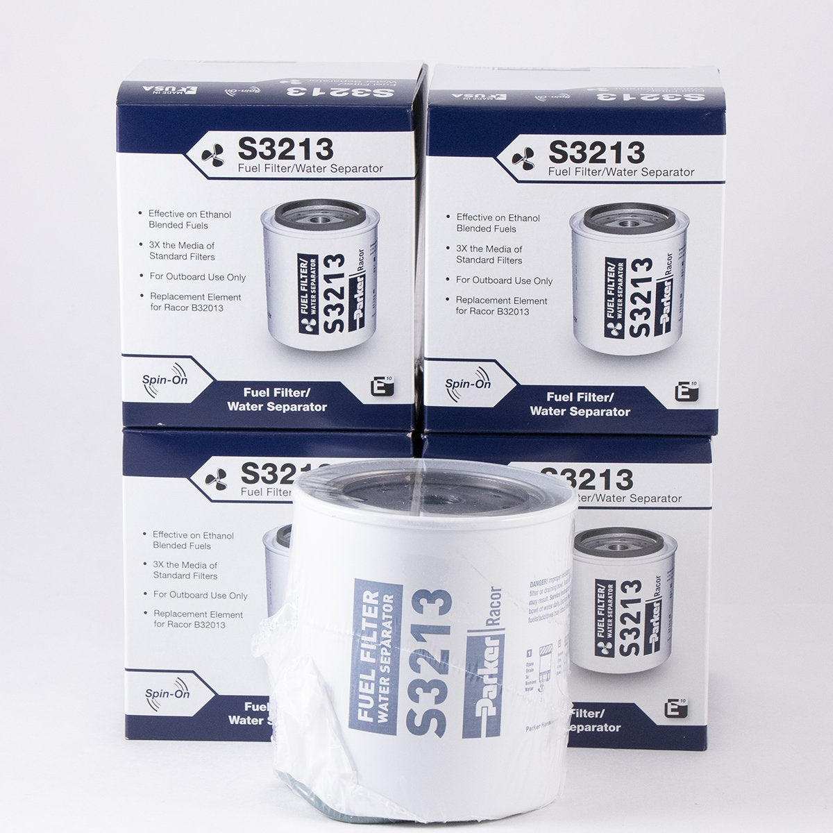 4-Pack Racor S3213 Replacement Element For Gas Filters - Replacement ...