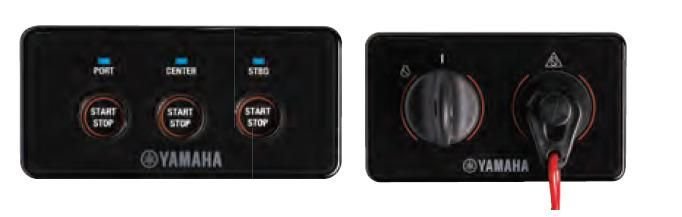 Yamaha - Command Link Triple Engines Main Station Switch Kit - 6X6-W00 ...