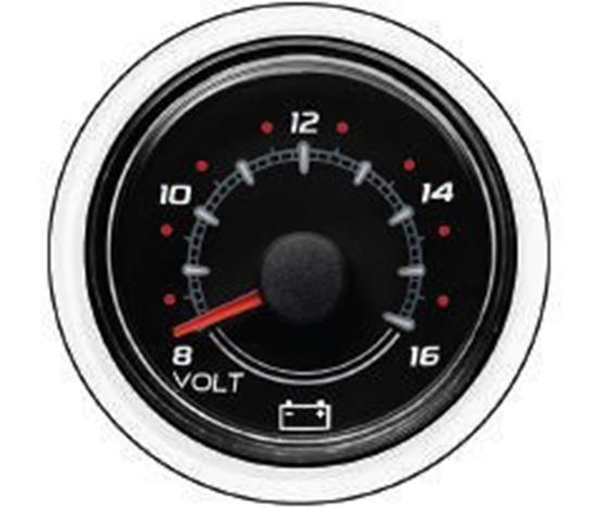Mercury Voltage Gauge 79-8M0052843 – 12V | Black Face | 2-1/8" OEM ...