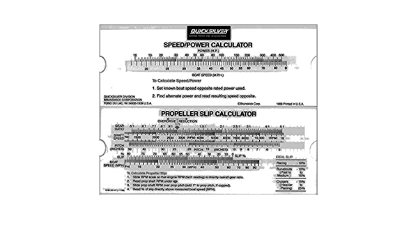 Mercury - Prop Slip Calculator - 90-86147A1 – PartsVu