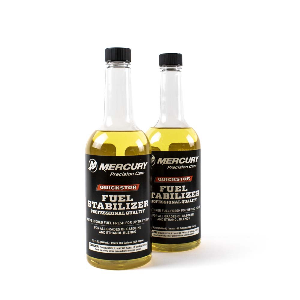 Mercury Quickstor Fuel Stabilizer 32 oz - 92-8M0058692 - 2-Pack – PartsVu