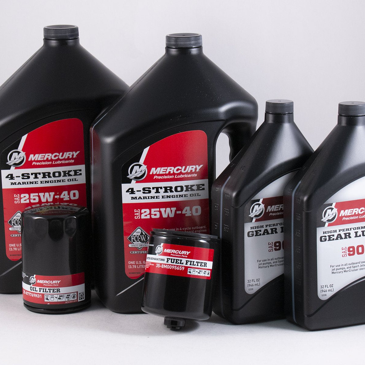 Mercury 100 Hour Service Kit 8M0120657 L6 25W-40 – PartsVu