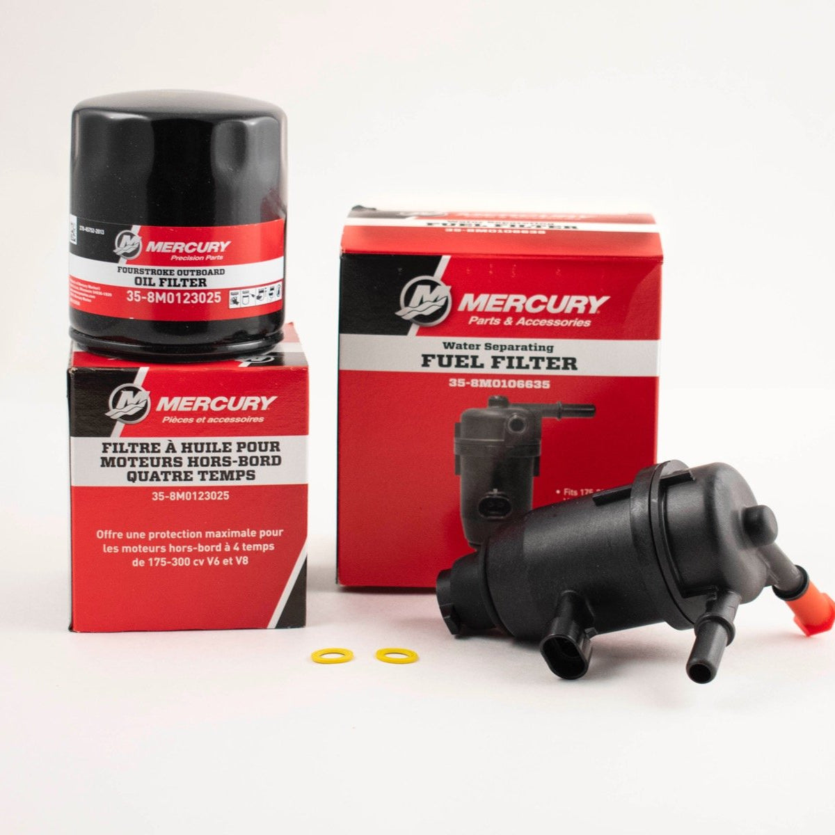 Mercury 175-300 HP V6/V8 100 Hour Service Kit 8M0149929 – PartsVu