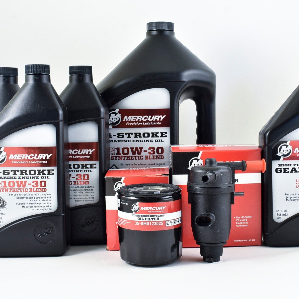 Mercury 175-300 HP V6/V8 100 Hour Service Kit 8M0149929 – PartsVu