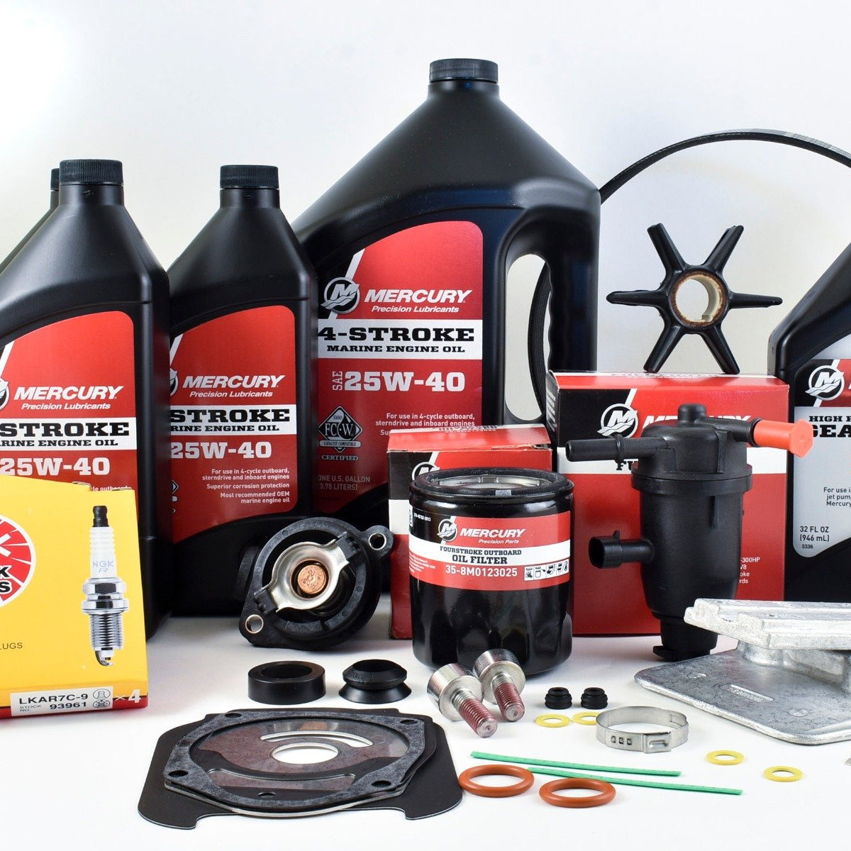 Mercury 300 Hour Service Kit 8M0149931 V8 4.6L 25W-40 – PartsVu