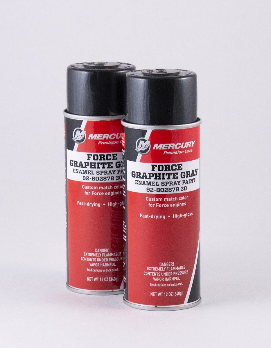 Mercury Outboard Engine Paint - Graphite Gray - 80287830 - 2 Pack – PartsVu