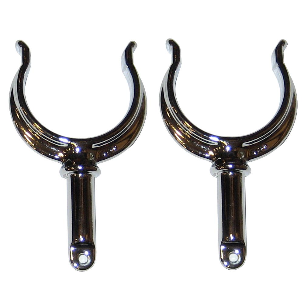 Perko - Ribbed Rowlock Horns, Chrome Plated, Pair - 1262DP0CHR – PartsVu