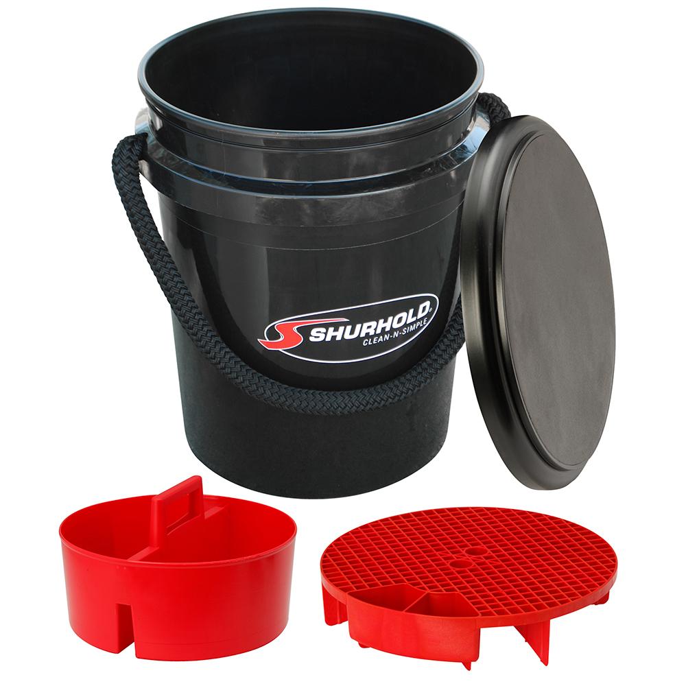 Shurhold One Bucket Kit - 5 Gallon - Black - 2462 – PartsVu