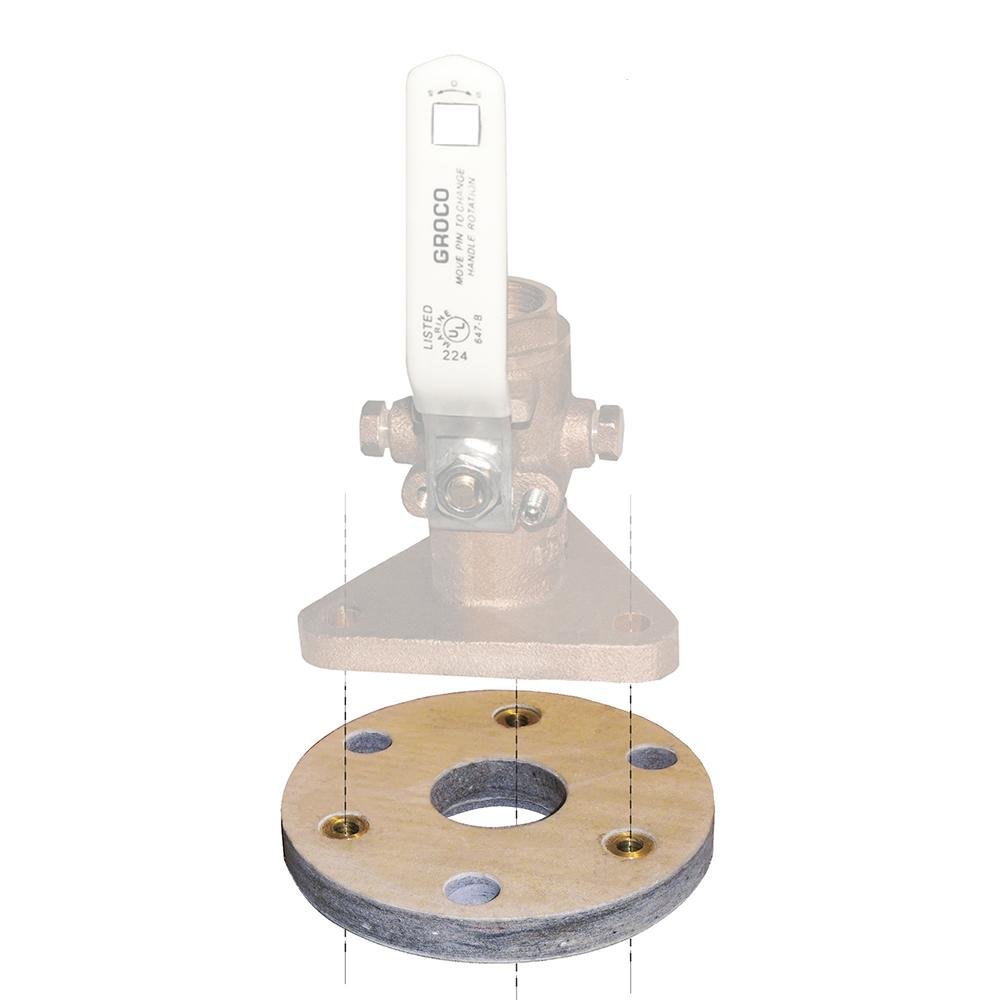 GROCO Backing Block f/1-1/4" 1-1/2" Seacocks – PartsVu