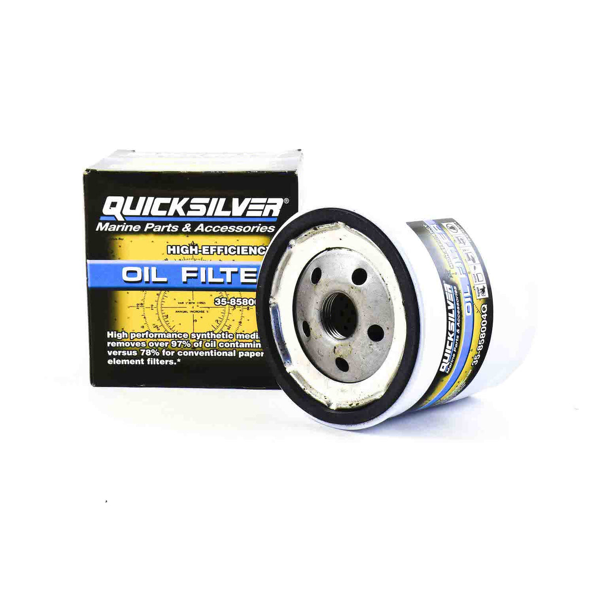 Mercury Quicksilver - Oil Filter - Fits MCM/MIE GM Engines, Except V‑6 ...
