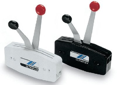 Uflex - Single Function Dual Lever Side Mount Control - White - B47 ...