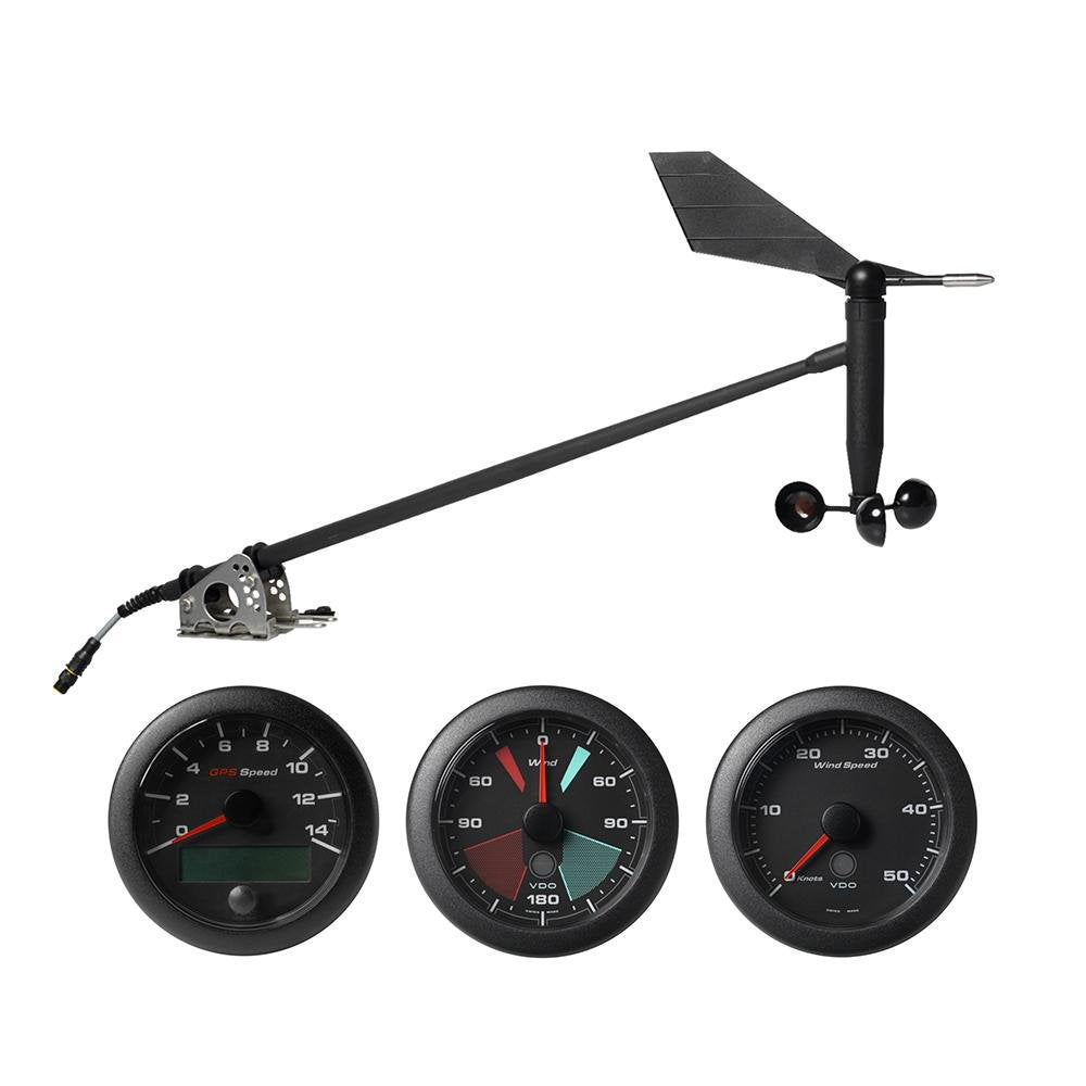 VDO Marine NMEA 2000 Sailing Kit w/OceanLink GPS Speedometer, Wind Sen ...