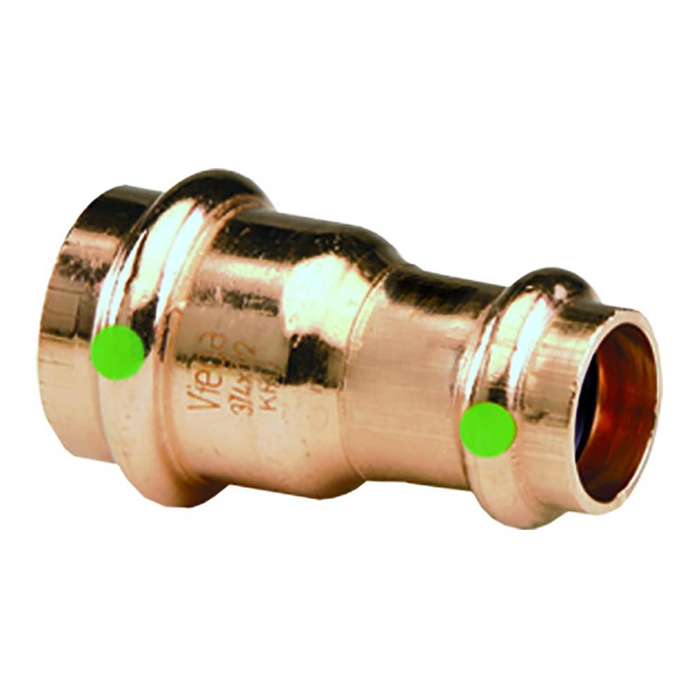 Viega ProPress 3/4" x 1/2" Copper Reducer - Double Press Connection ...