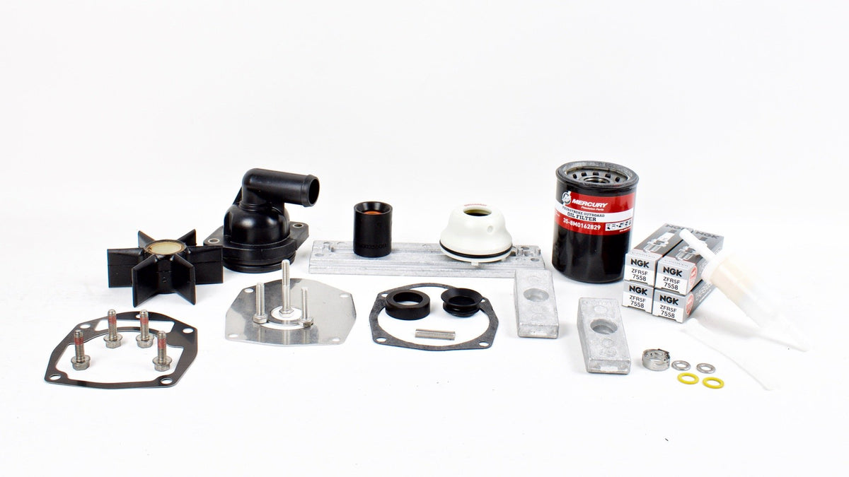 Mercury Outboard 75 - 115 HP 4 Stroke 2.1L 300 Hour Maintenance Kit 8M ...
