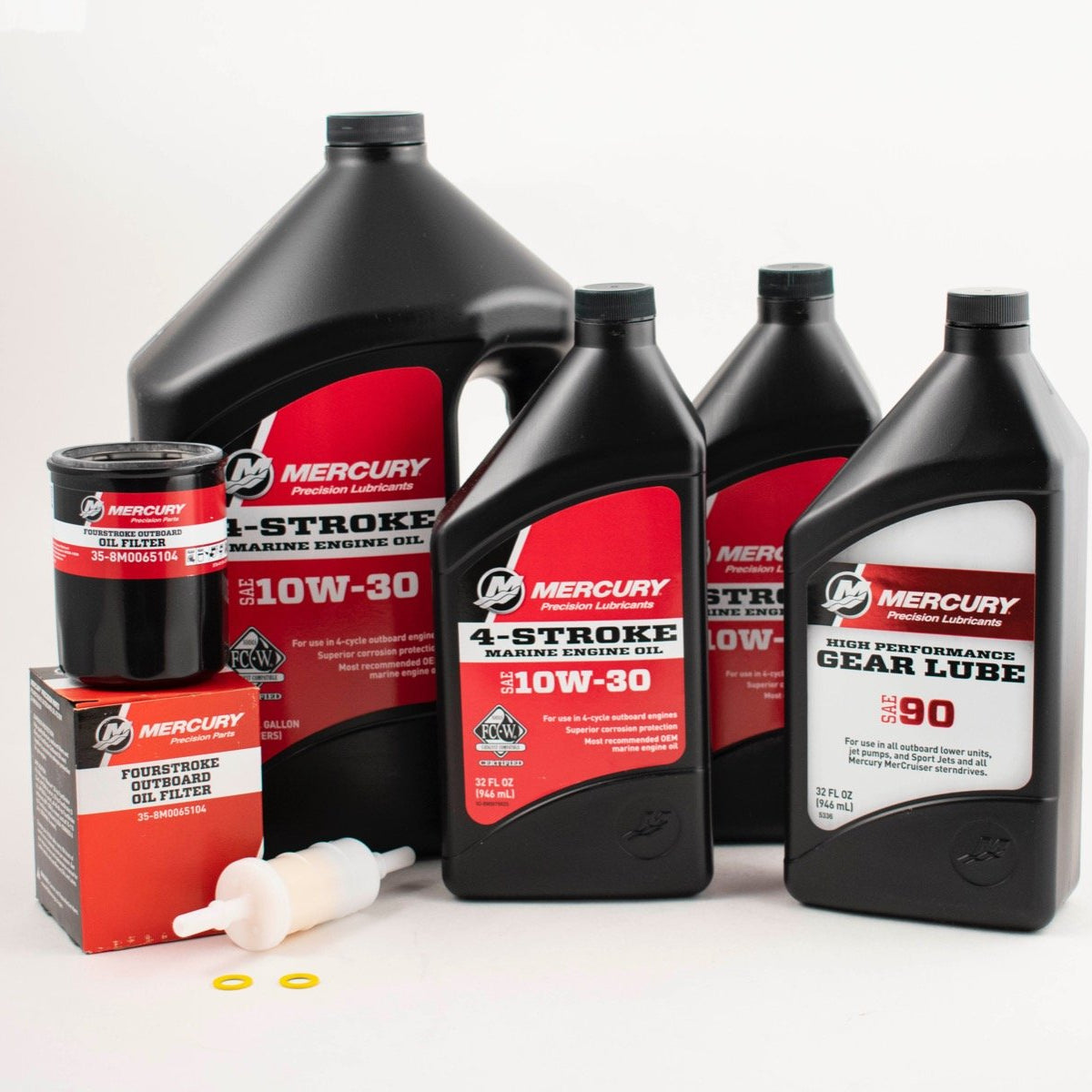 Mercury Outboard 100-Hour Service Kit 75HP-115HP 2.1L 10W-30 ...