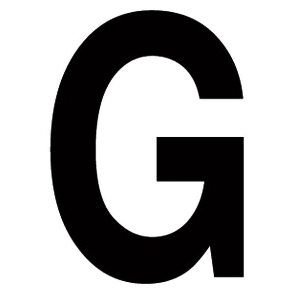 Hardline Products - 3" Gothic Letters - Black - "G" - 10 Pack - 17306 ...