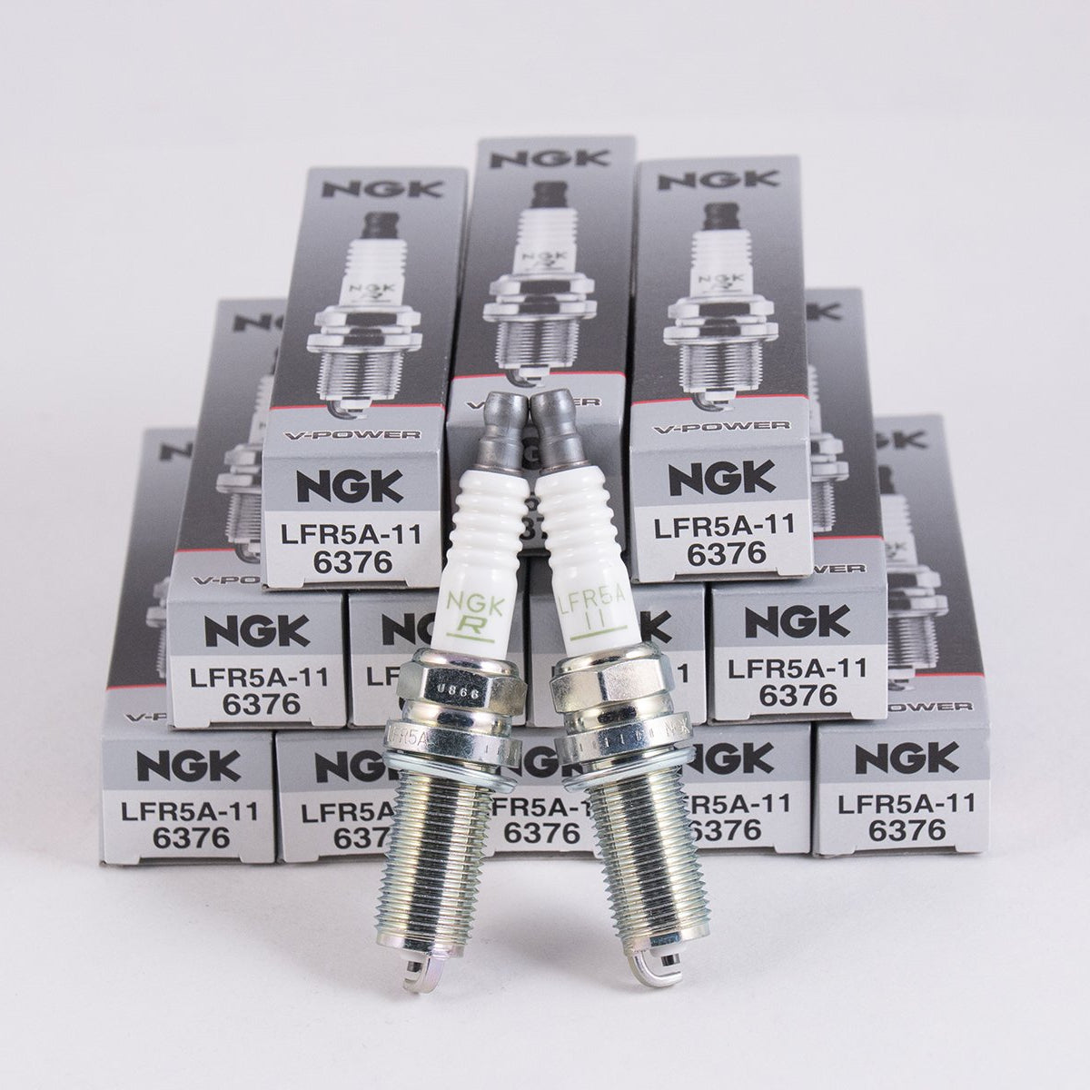 NGK LFR5A-11 (6376) V-Power Spark Plug - 12 Pack – PartsVu