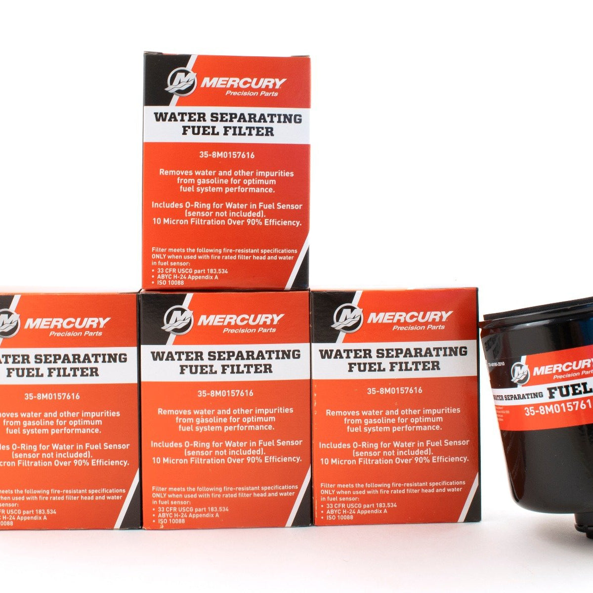 Mercury Fuel Water Separating Filter - 4 Pack - Mercury Mariner Force ...