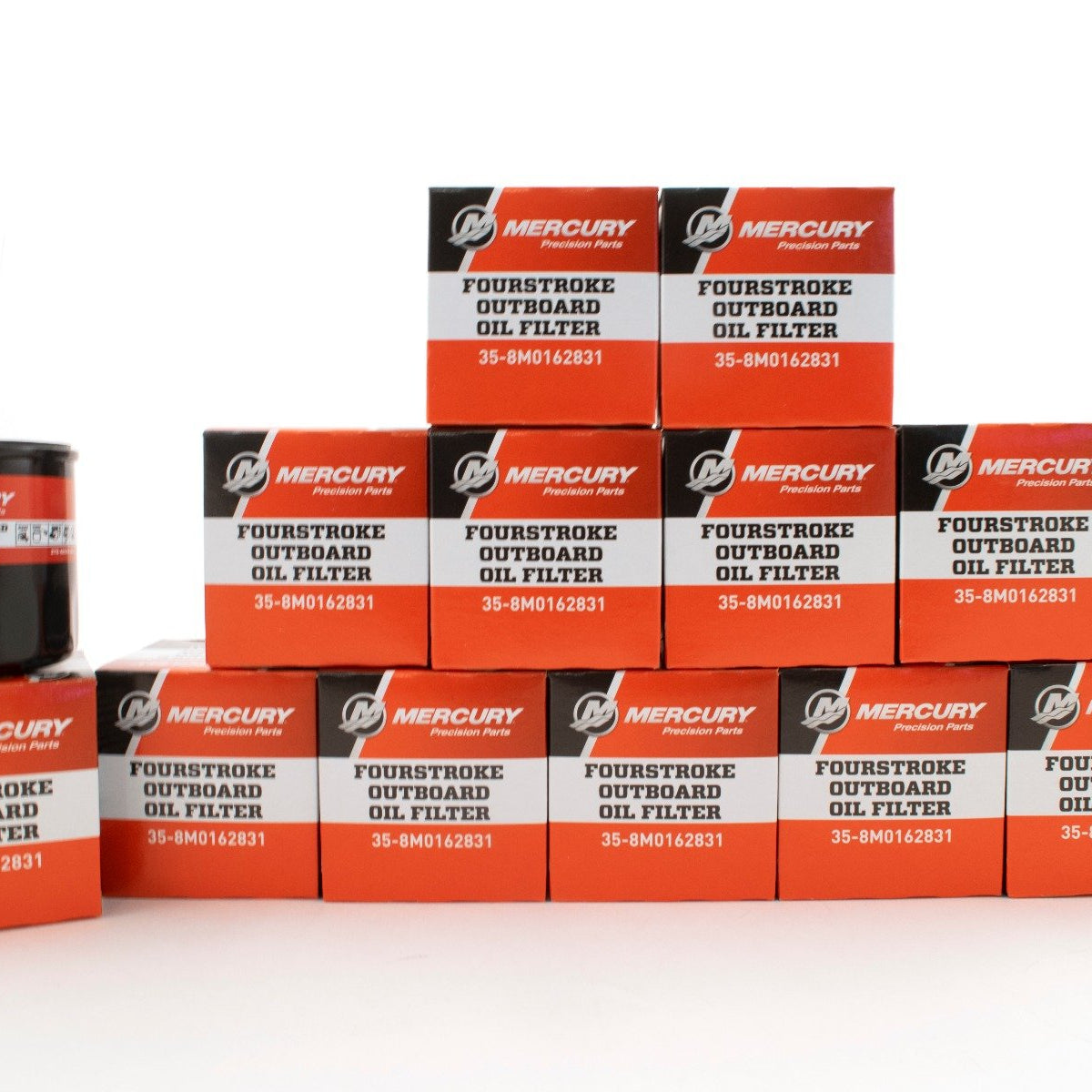 Mercury Outboard Oil Filter 12-Pack - 10 15 20 Carbureted 4-Stroke 25 ...