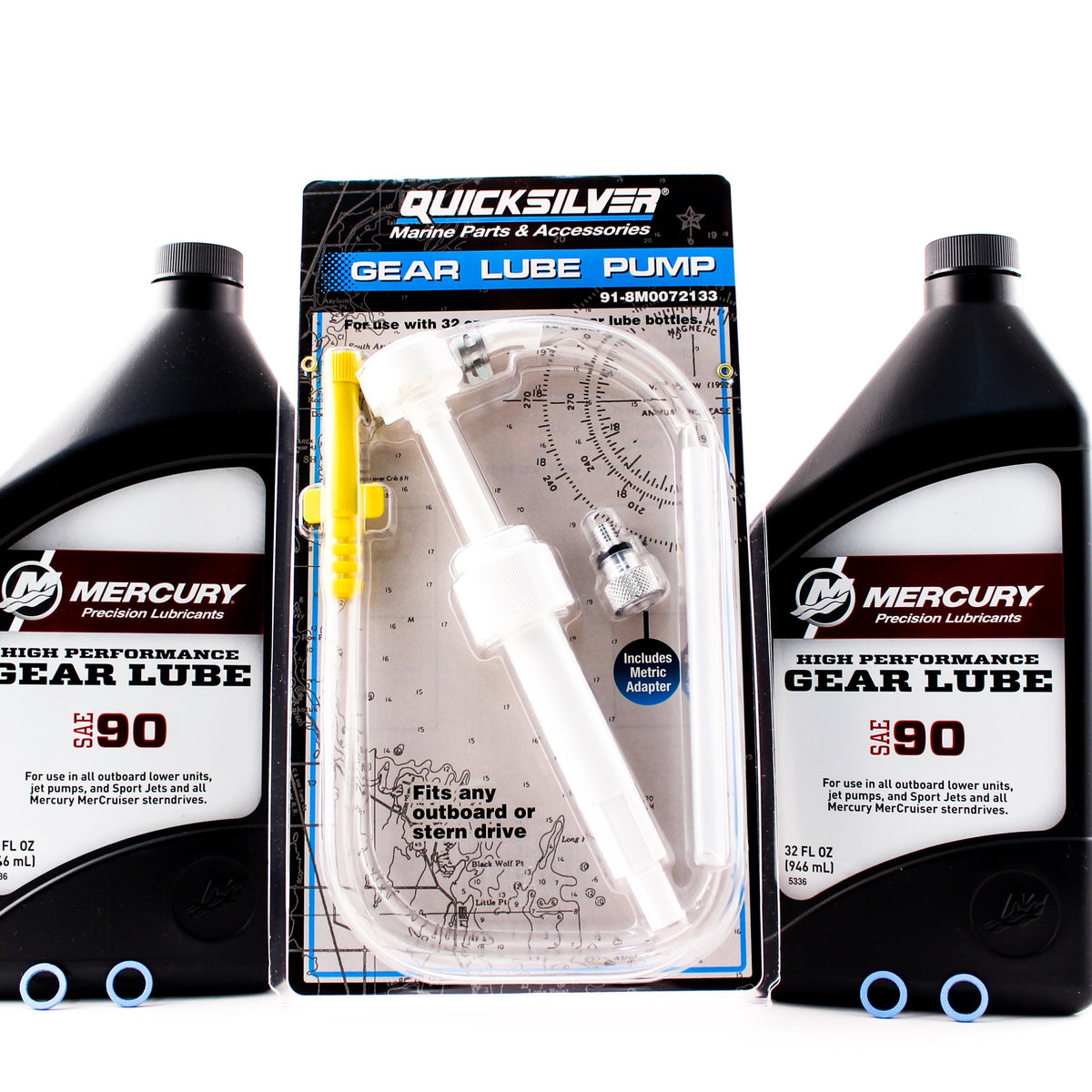 Quicksilver Gear Lube Pump 1 Quart or 1 Liter | 8M0072133 – PartsVu
