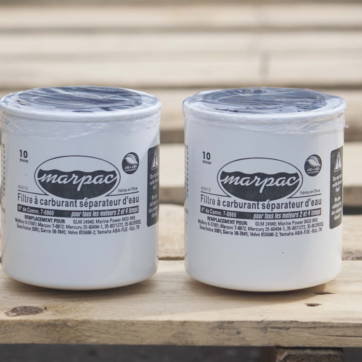 Marpac Fuel Water Separating Filter - 10 Micron - 2-Pack – PartsVu