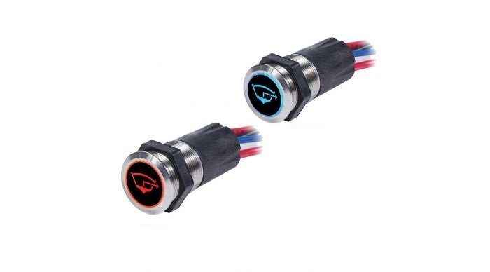 Blue Sea 4180 Backlit Push Button Switch OFF/ON - 15A - 4180 – PartsVu