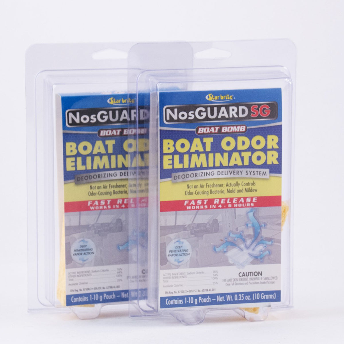 Starbrite - NosGuard SG Boat Bomb Odor Eliminator - 10 grams - 2-Pack ...