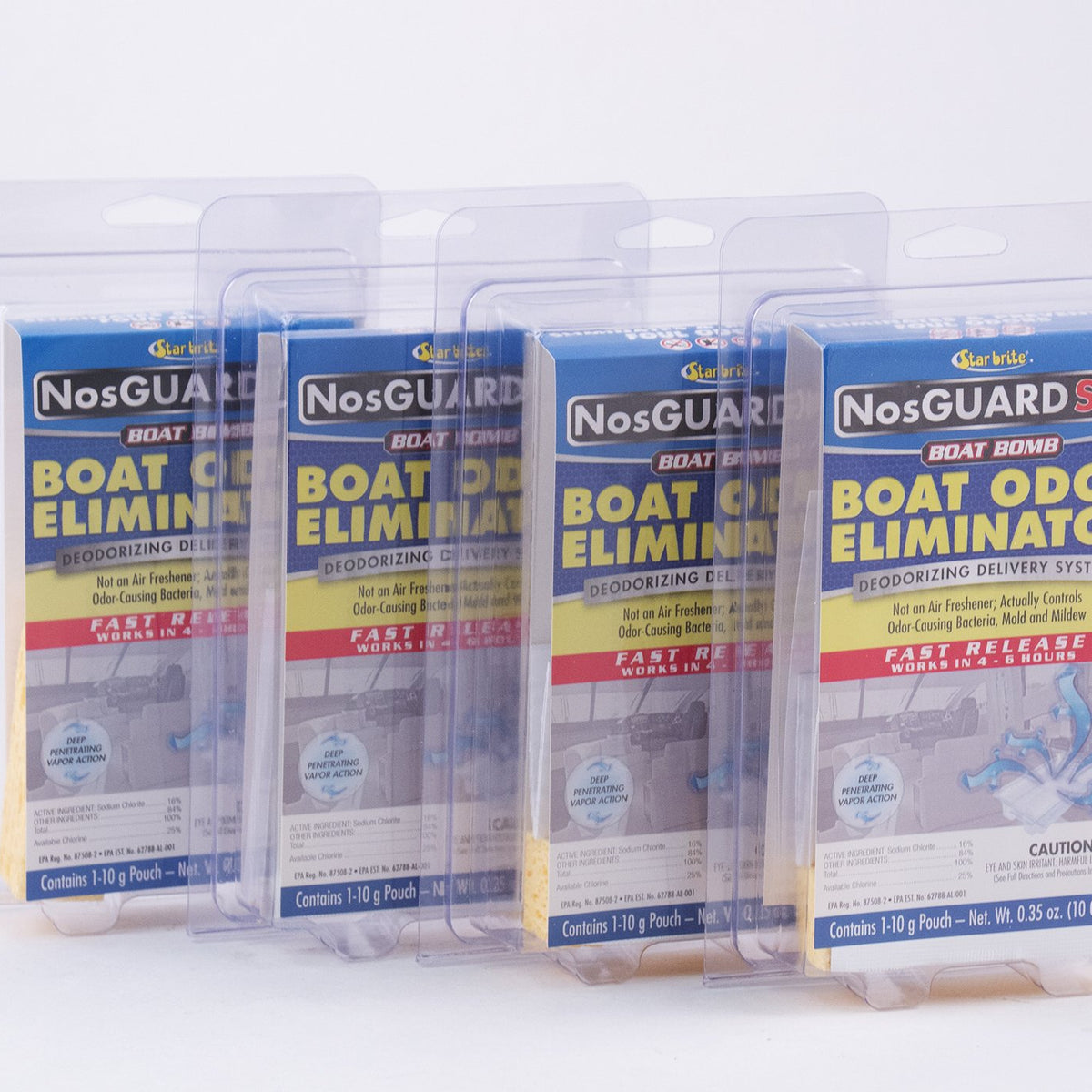 Starbrite - NosGuard SG Boat Bomb Odor Eliminator - 10 grams - 4-Pack ...