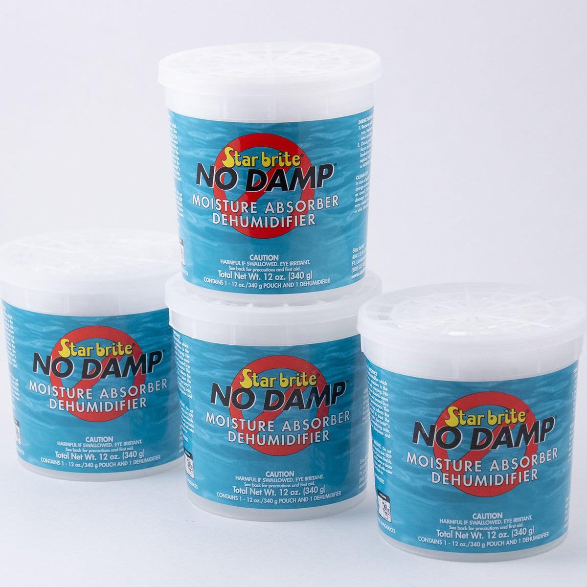 Starbrite - 4-Pack No Damp Dehumidifier & Moisture Absorber Bucket - 12 ...