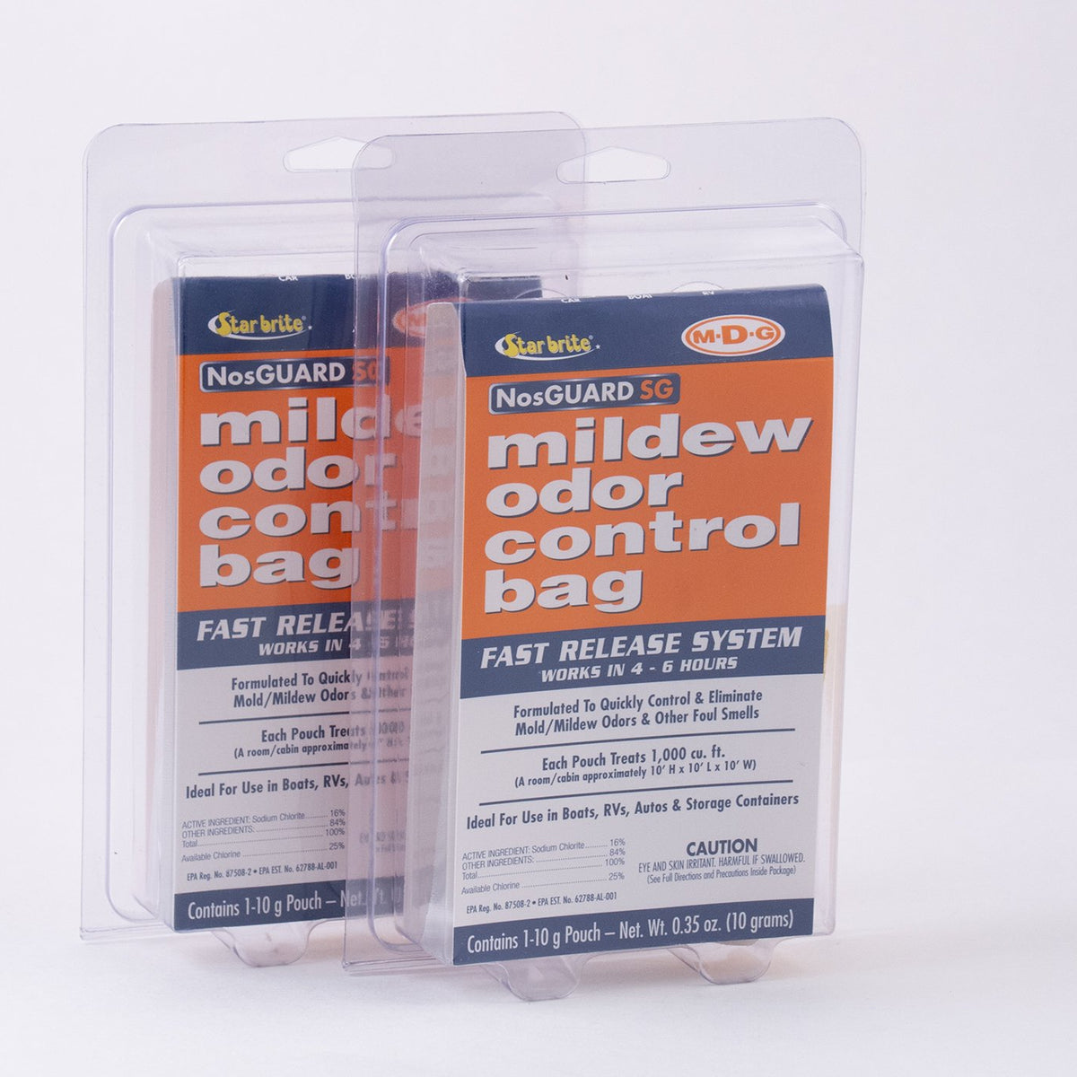 Starbrite - 2-Pack - NosGuard SG Mildew Odor Control Bags Fast Release ...