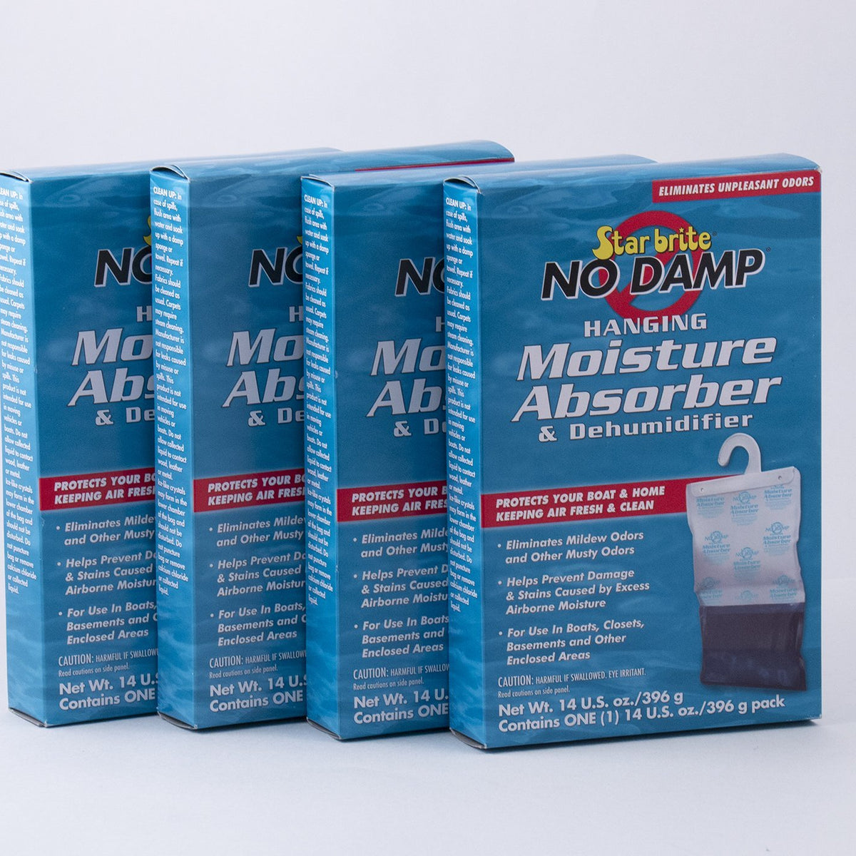 Starbrite - 4-Pack No Damp Hanging Moisture Absorber & Dehumidifier ...