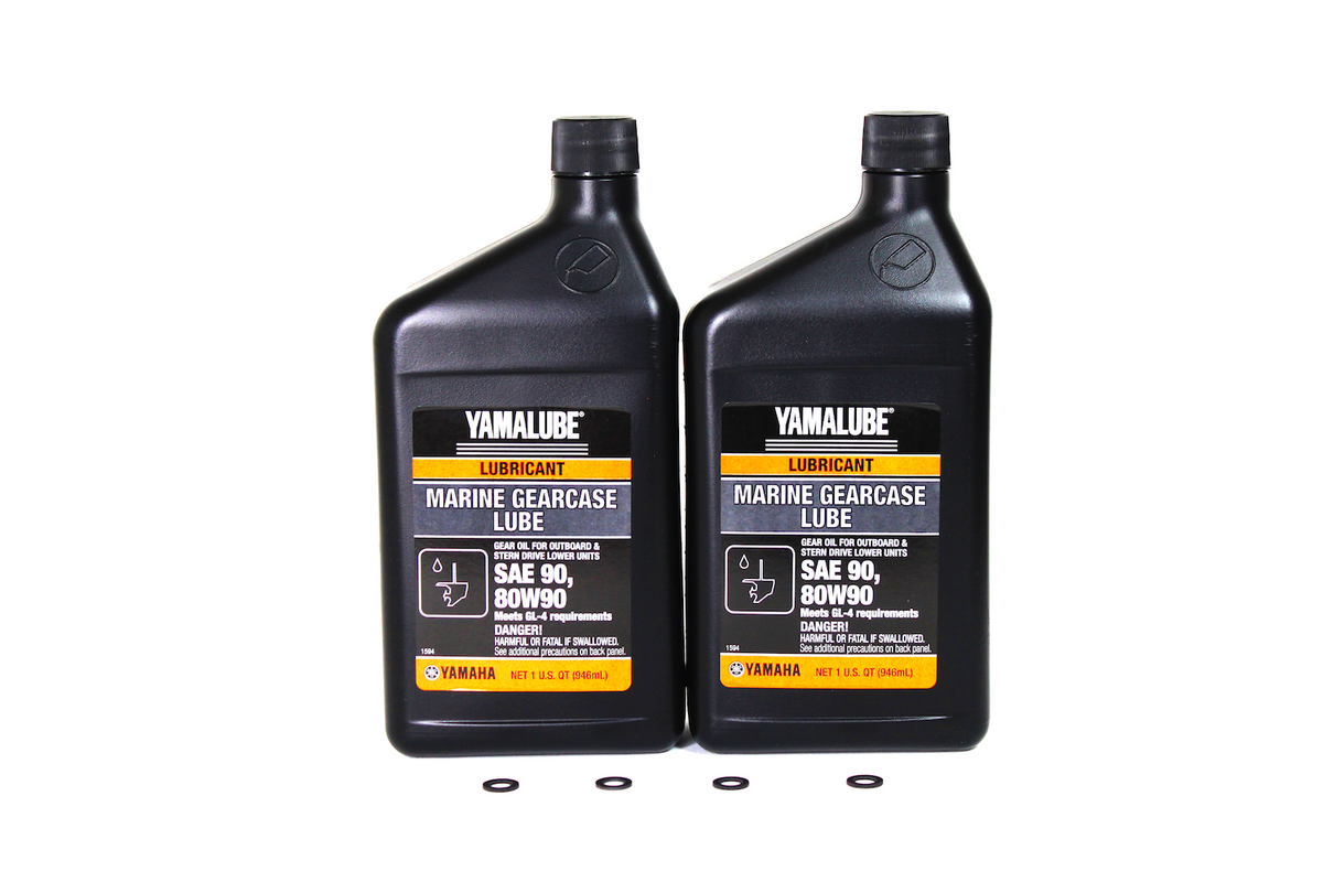 Yamaha Marine Gear Lube Oil Quarts & Gaskets Kit Twin Engine ACC-GEARL ...