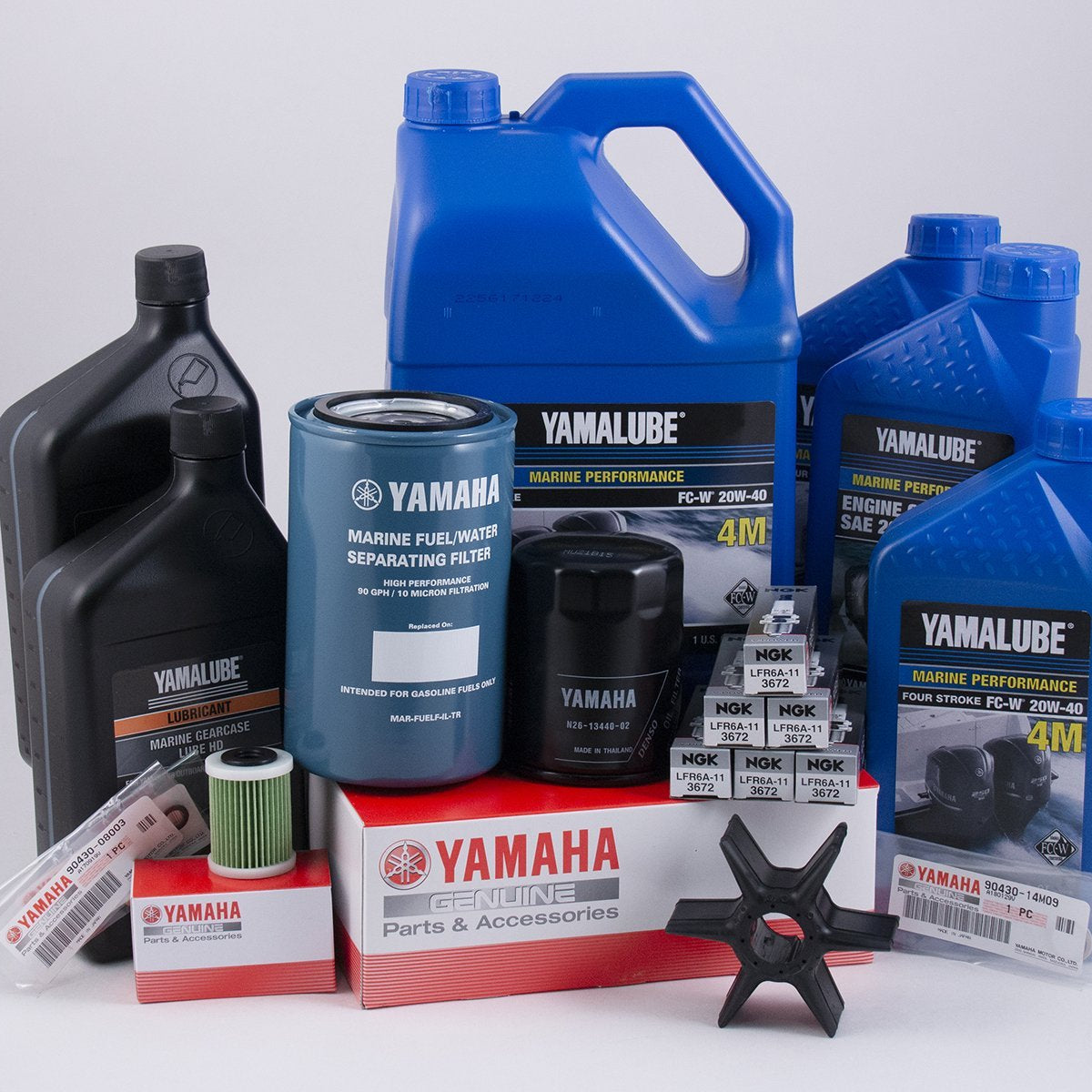 Yamaha Outboard 100-Hour Service Kit with Cooling F225 F250 F300 4.2L ...