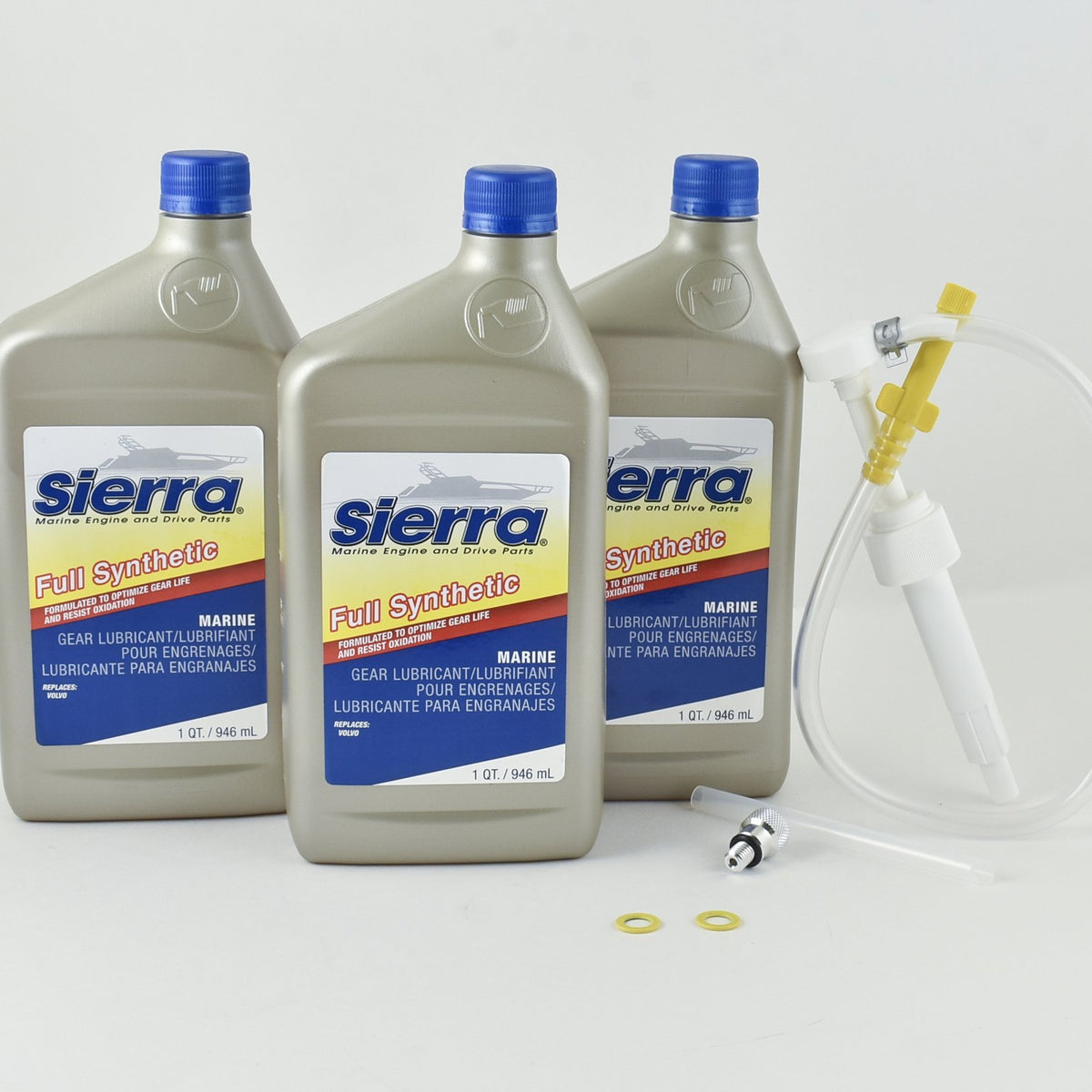 Sierra - Full Synthetic Gear Lube Kit for Mercruiser Bravo Drive - w ...