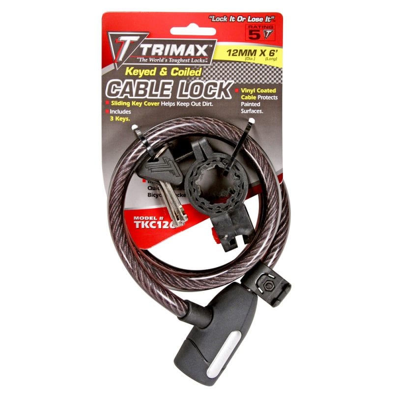 Trimax Locks - Quadra-Braid Locks - 6' - TKC126 – PartsVu
