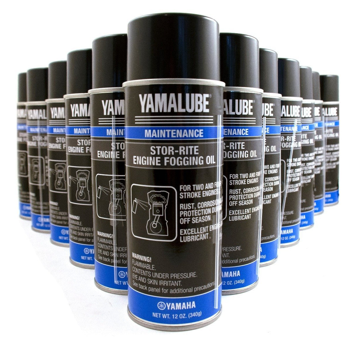 Yamaha - Yamalube Stor-Rite Engine Fogging Oil - 12 oz. - 12-Pack - AC ...
